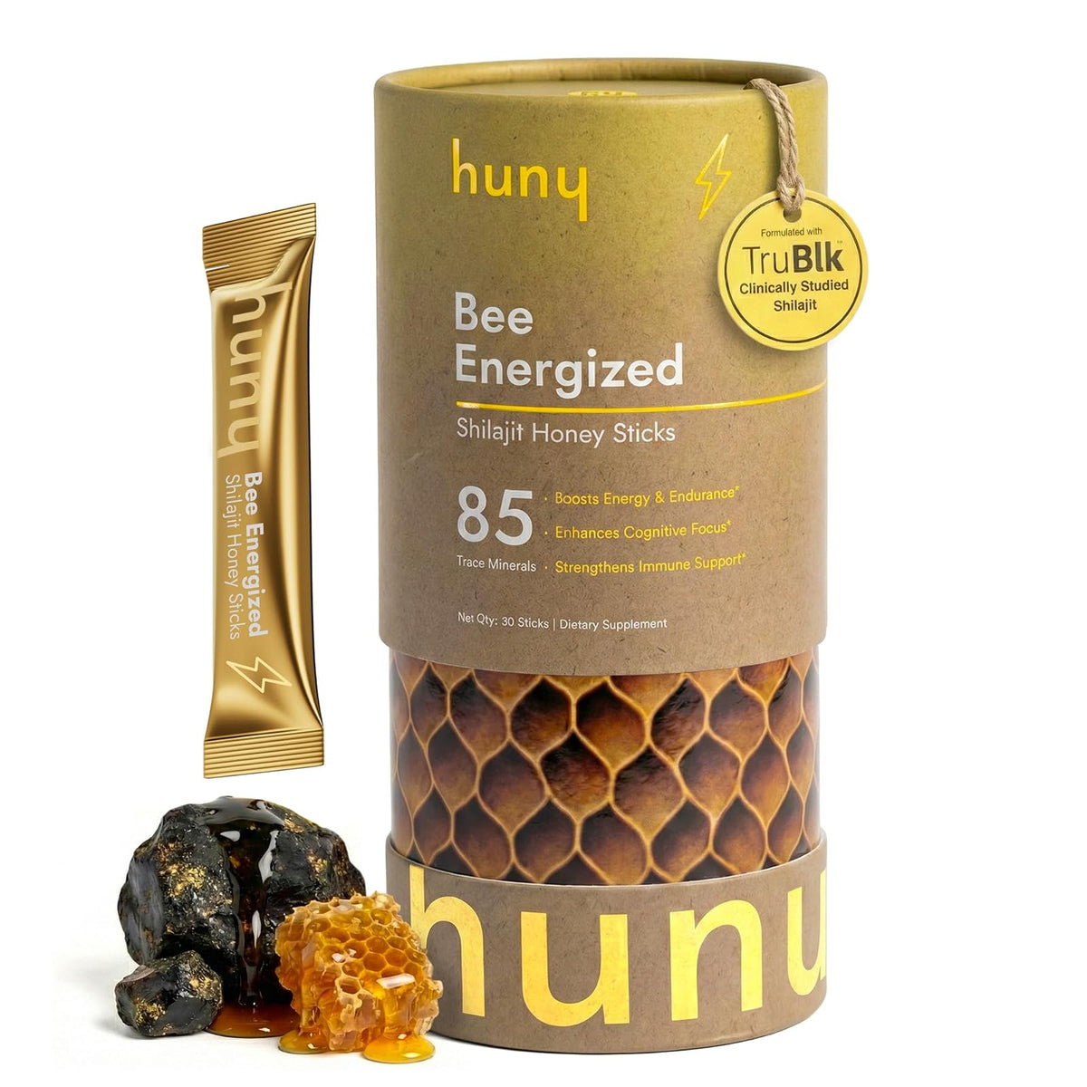 HUNY shilajit honey sticks pack