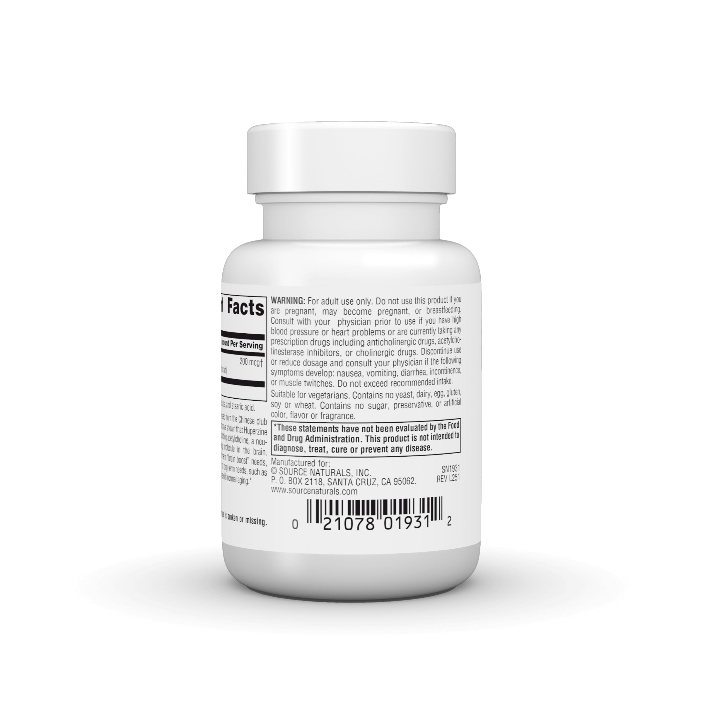 Huperzine A for better memory retention