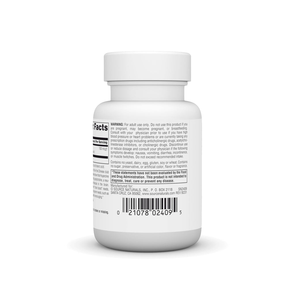 Huperzine A for brain health