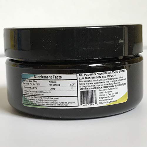 Huperzine-A for memory improvement