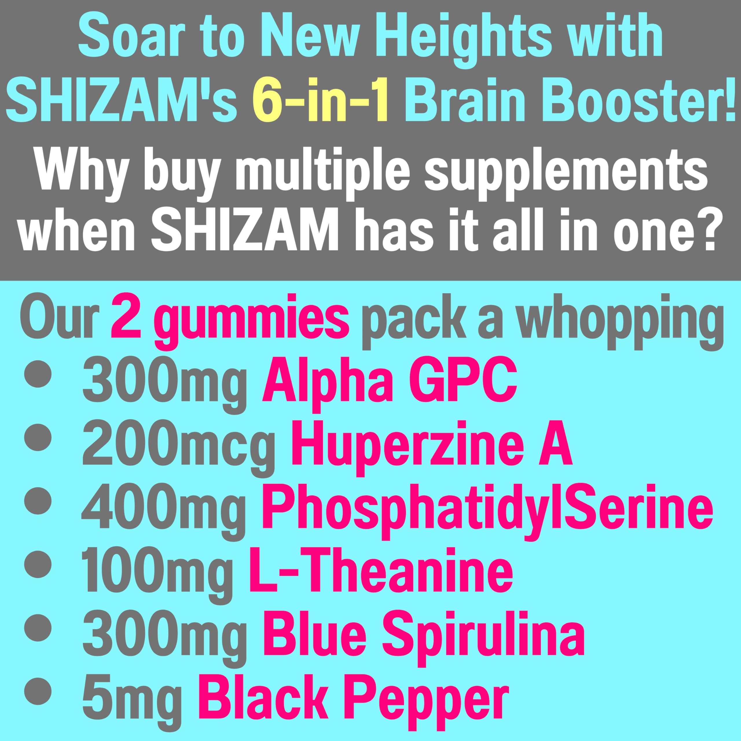 Huperzine A spirulina gummies for wellness