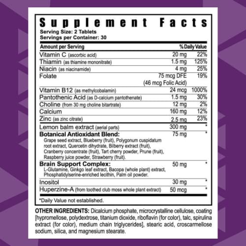 Huperzine for cognitive health