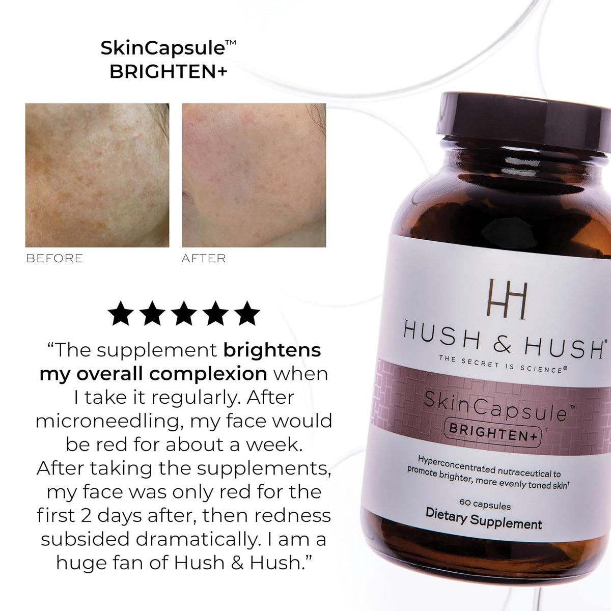 Hush & Hush skin brightening capsules