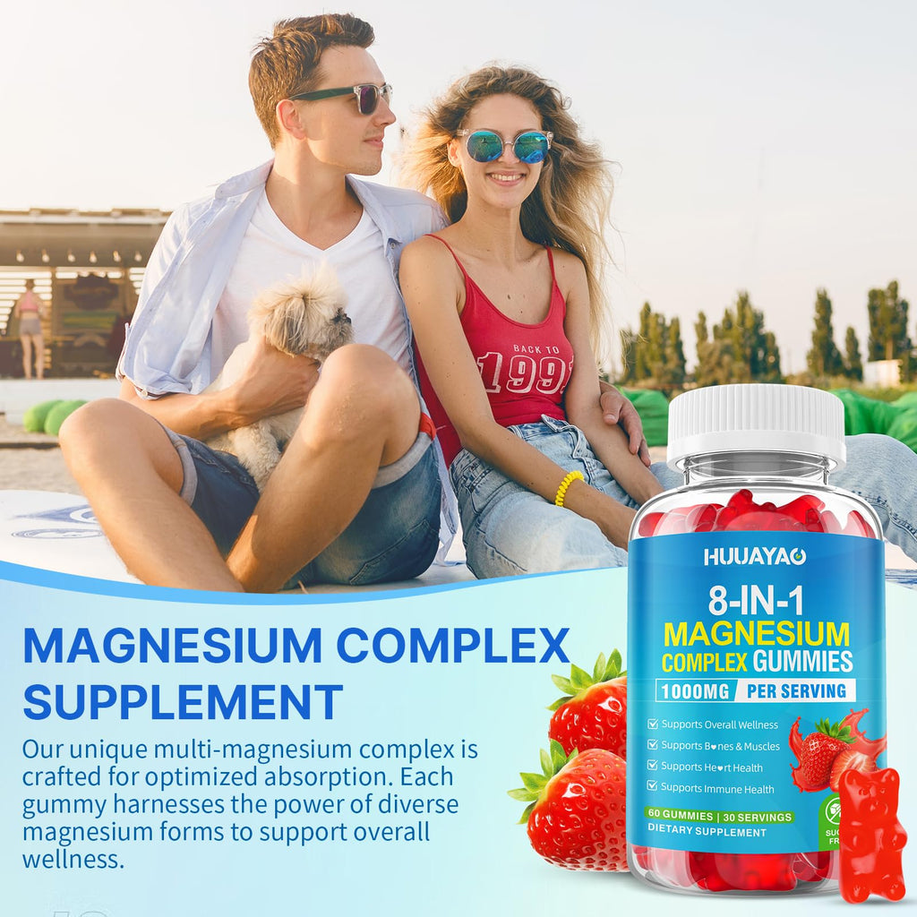 HUUAYAO gummies for daily magnesium intake