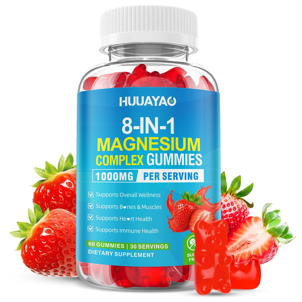 HUUAYAO magnesium complex gummies for relaxation