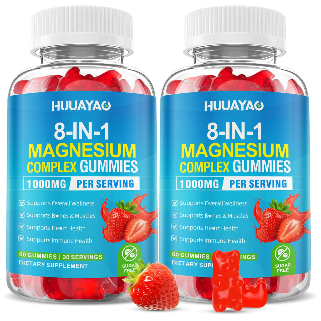 HUUAYAO magnesium complex gummies for relaxation