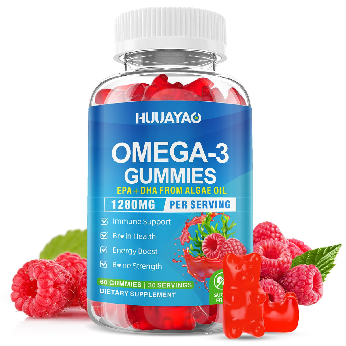 HUUAYAO vegan omega-3 gummies