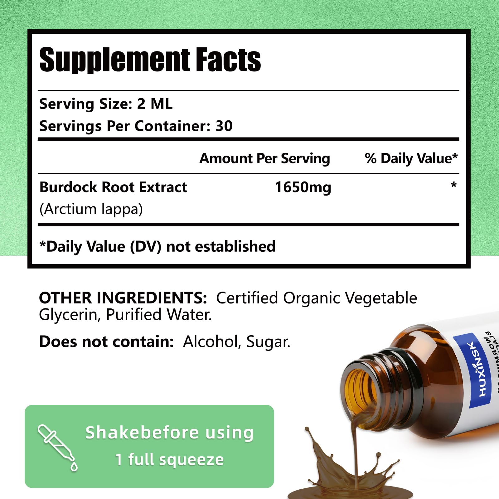 HUXINSK burdock root tincture benefits