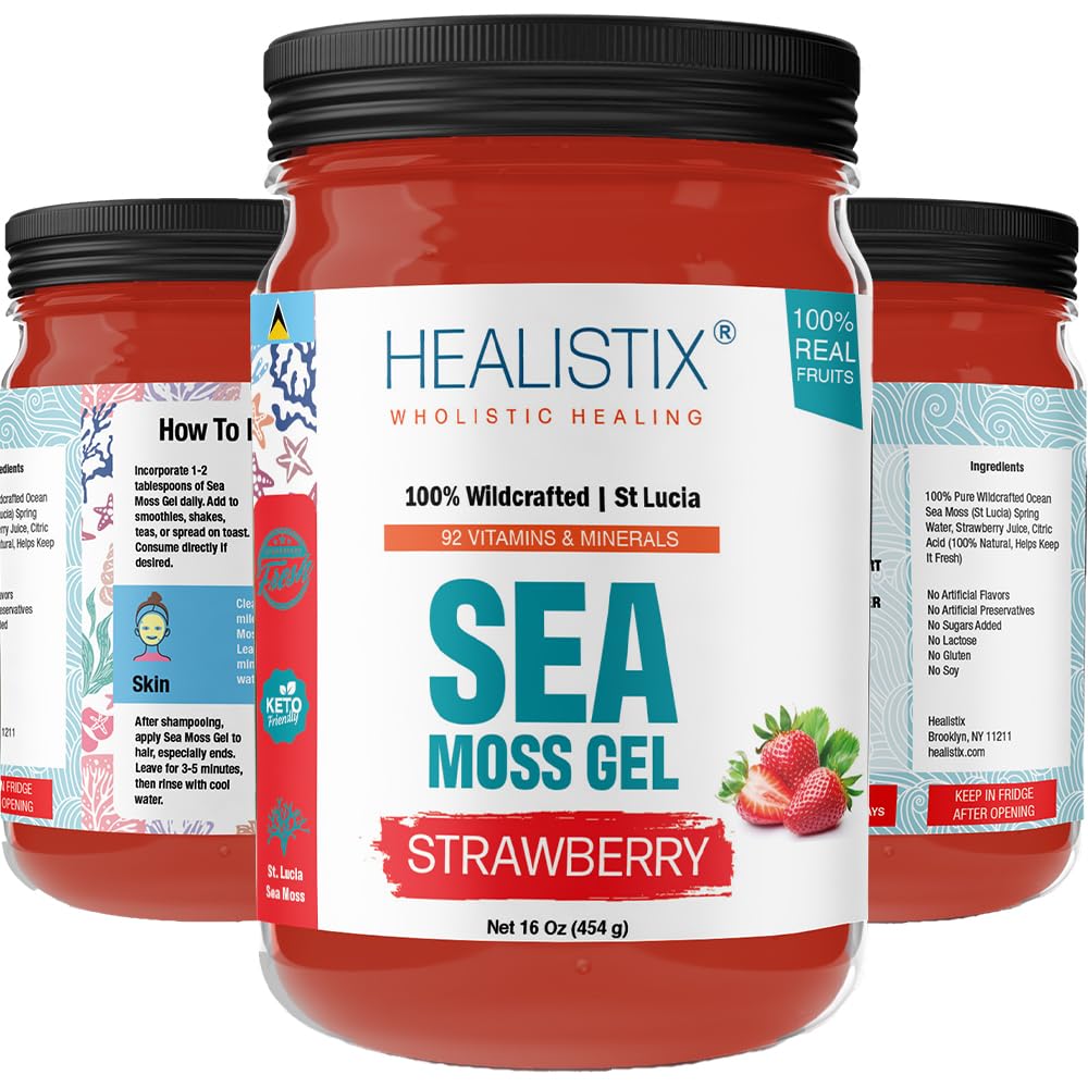 HX Strawberry Sea Moss Gel benefits