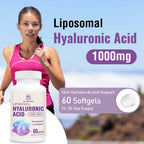 Hyaluronic acid beauty capsules for glowing skin