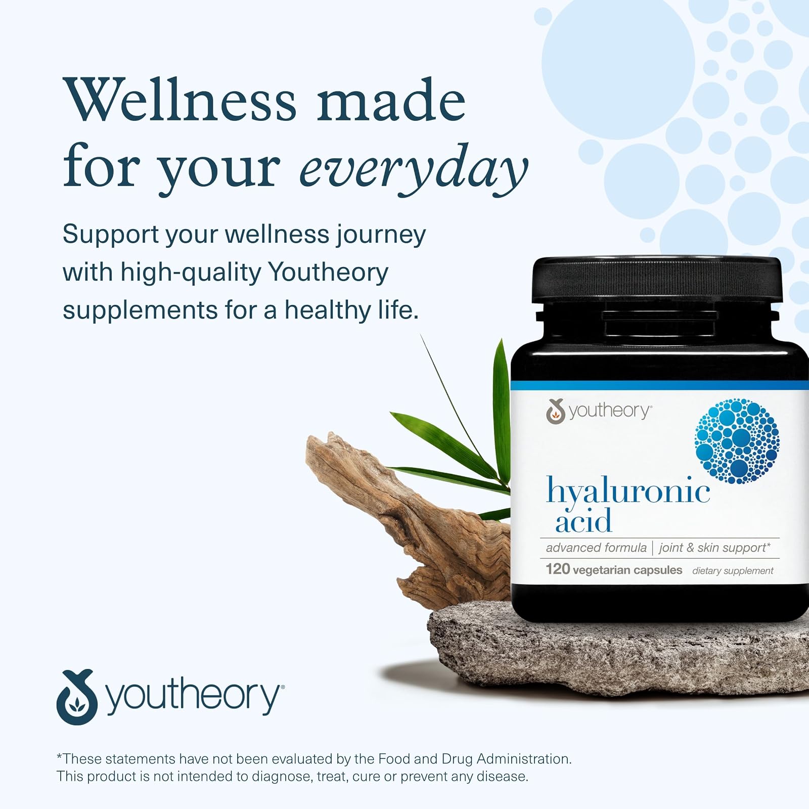 Hyaluronic acid capsules for skin health