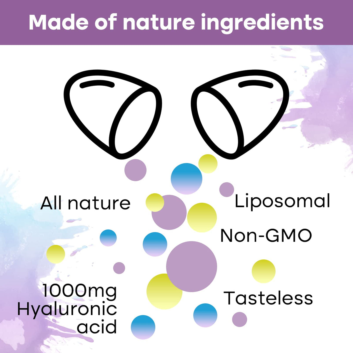 Hyaluronic acid capsules for youthful appearance