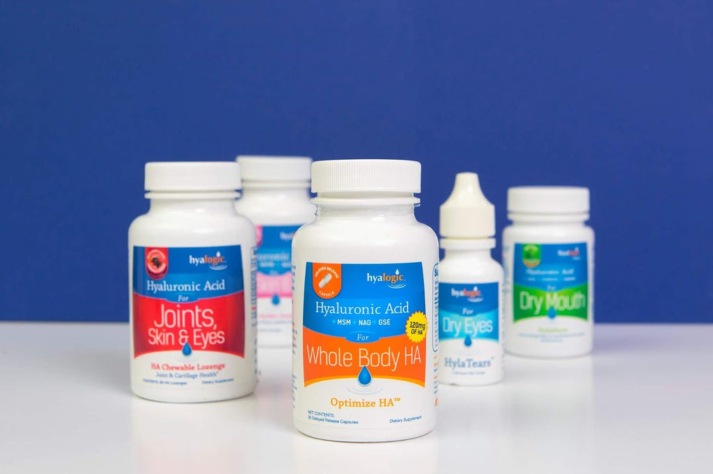 Hyaluronic acid for collagen support
