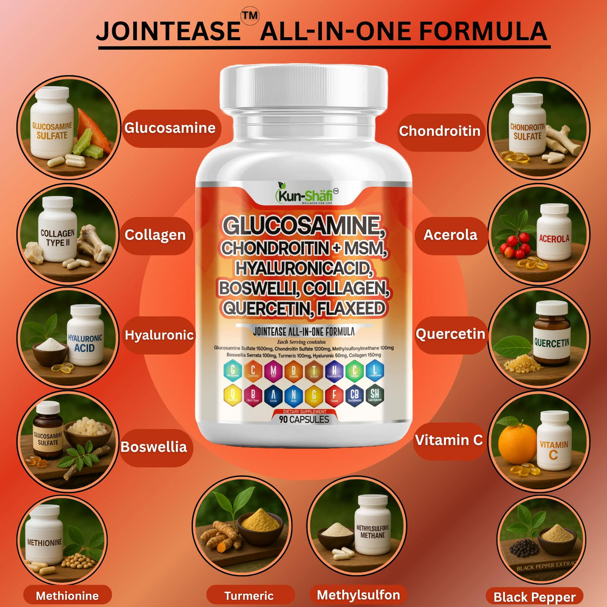 Hyaluronic acid for joint lubrication