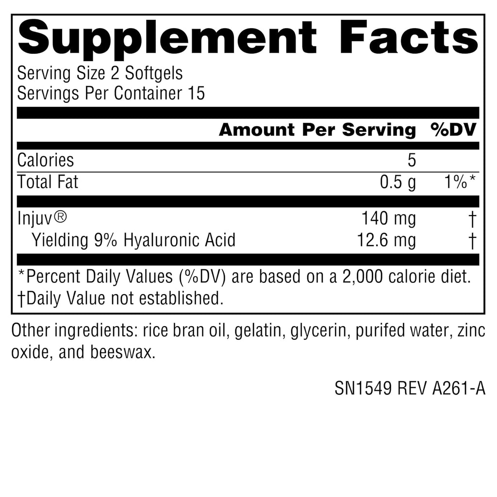 Hyaluronic Acid for joint support