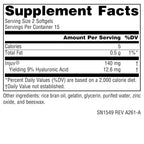 Hyaluronic Acid for joint support