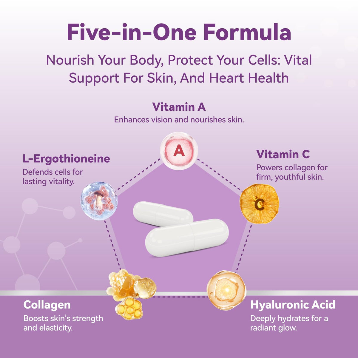 Hyaluronic acid for skin hydration