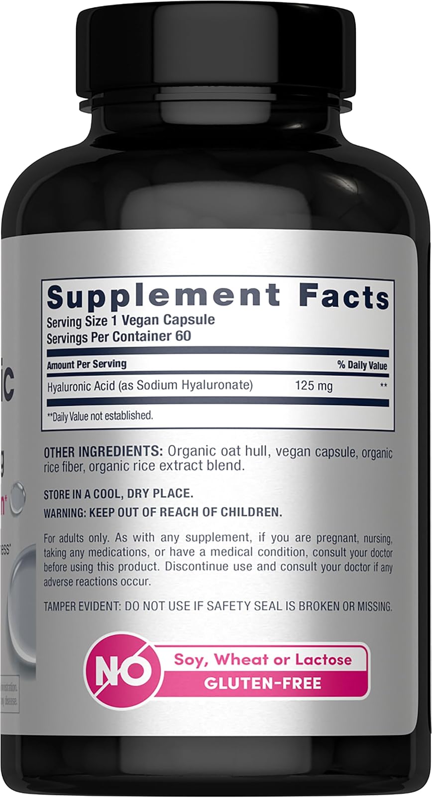 Hyaluronic acid for skin hydration