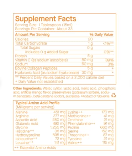hyaluronic acid infused collagen supplement