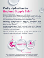 Hyaluronic acid supplement for glowing complexion