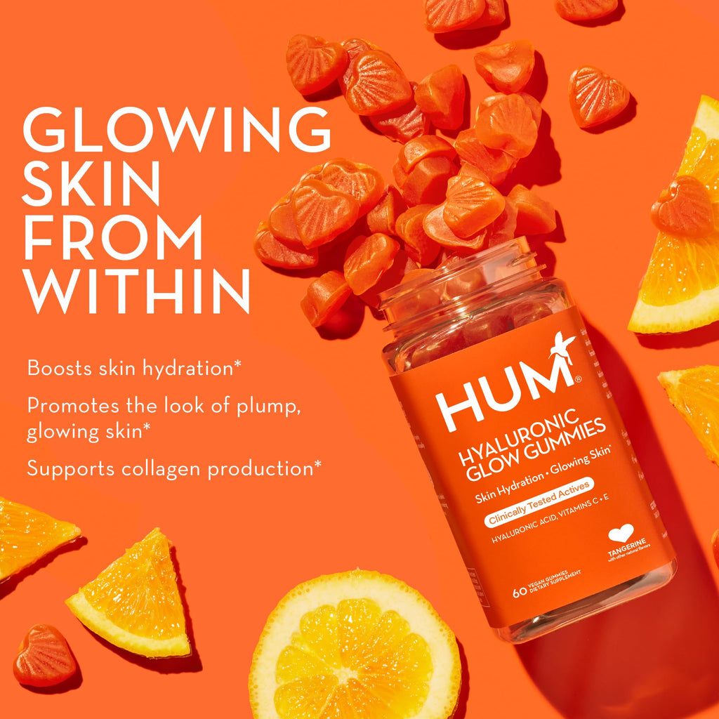 Hyaluronic Glow gummies for hydration support