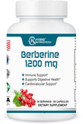 Hybrid Nutraceuticals Berberine 1200 mg capsules