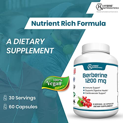 Hybrid Nutraceuticals berberine benefits