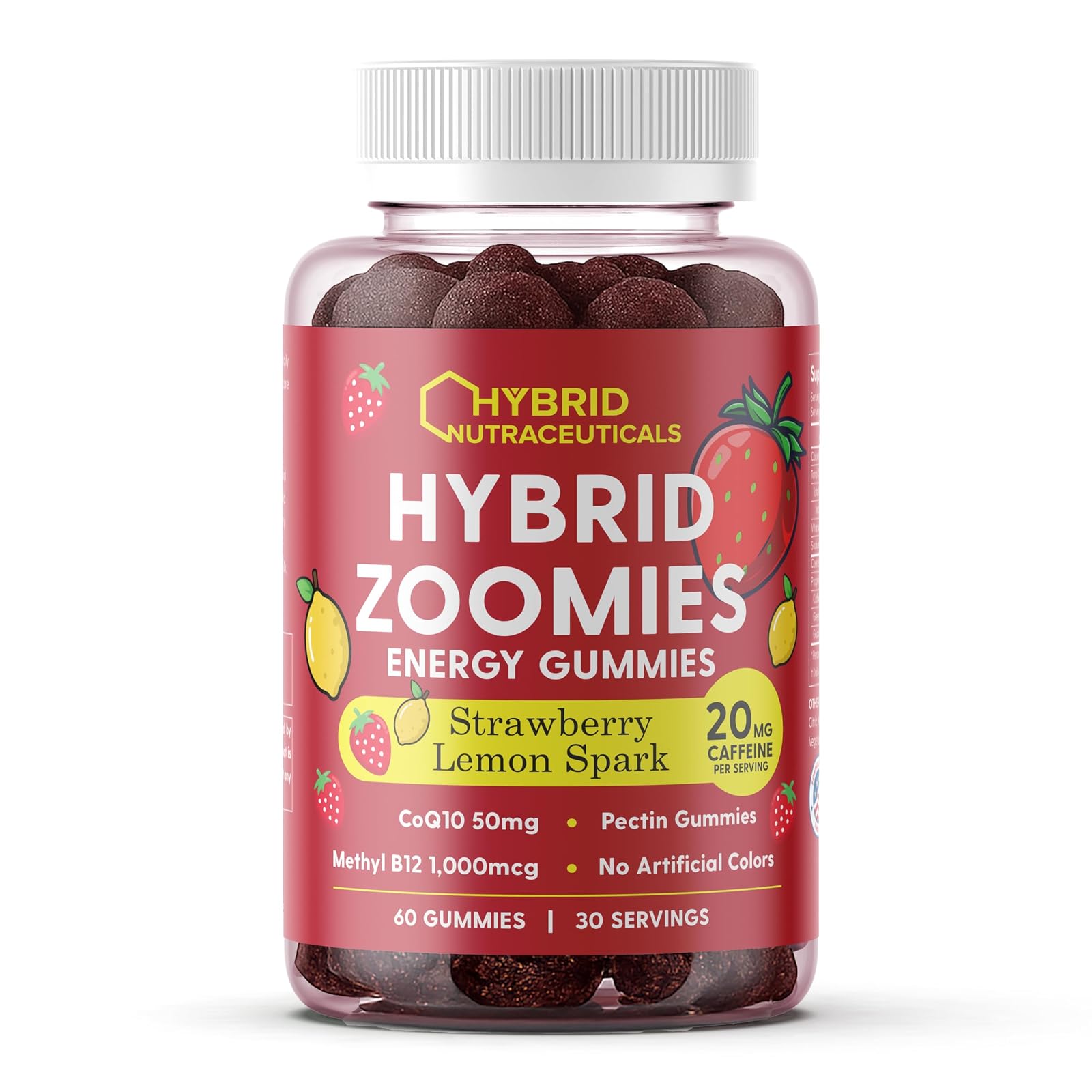 Hybrid Zoomies B12 energy gummies