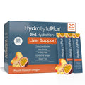 Hydralyte milk thistle peach flavour