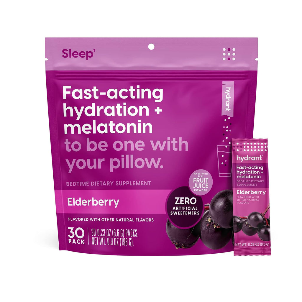 hydrant sleep electrolyte powder elderberry