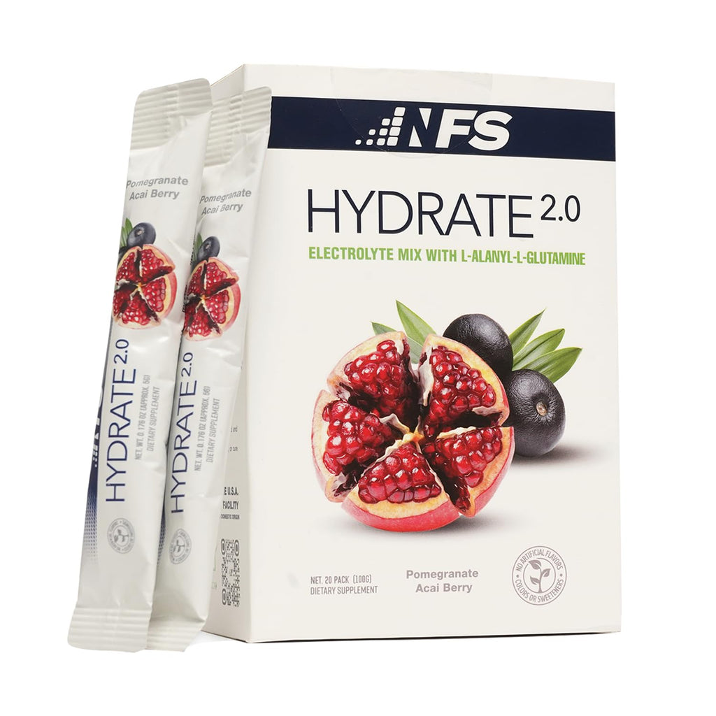 Hydrate 2.0 electrolyte powder for workouts
