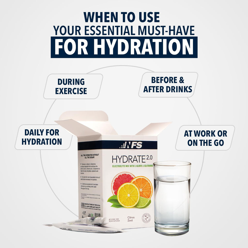 Hydrate 2.0 electrolytes for daily hydration