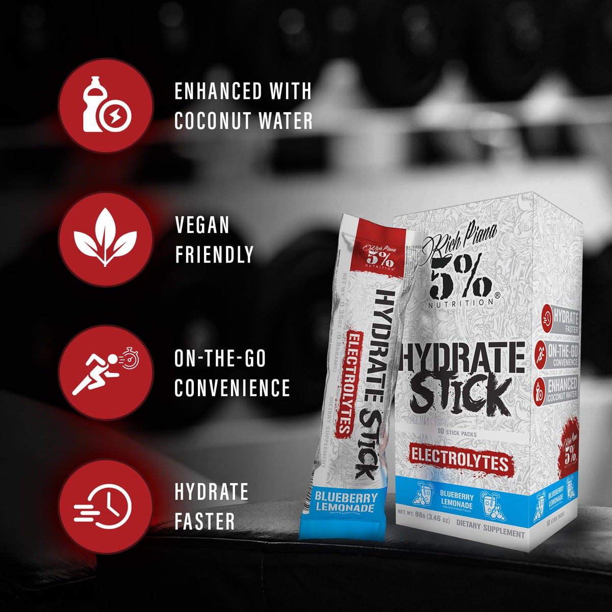 Hydrate Stick for post-workout recovery