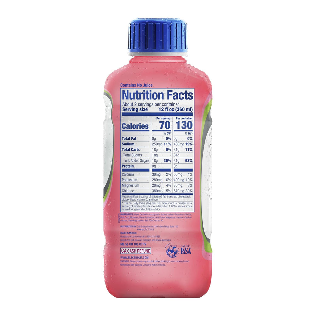 hydrate with Electrolit electrolytes pack