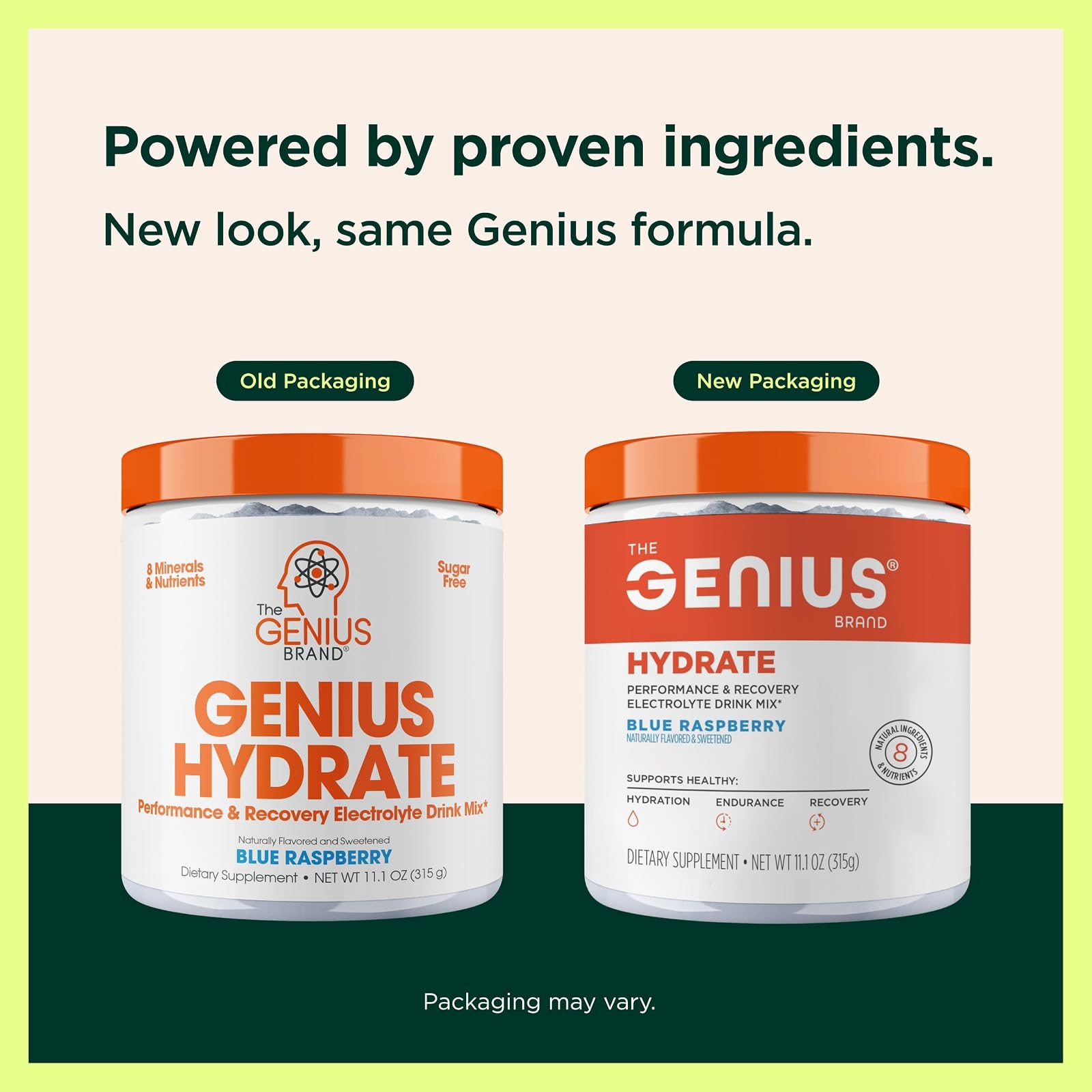 Hydrate with Genius Brand electrolytes