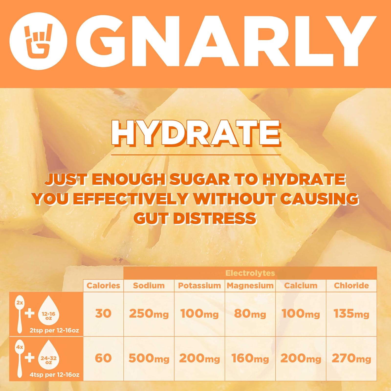 Hydrate with Gnarly Nutrition electrolyte blend