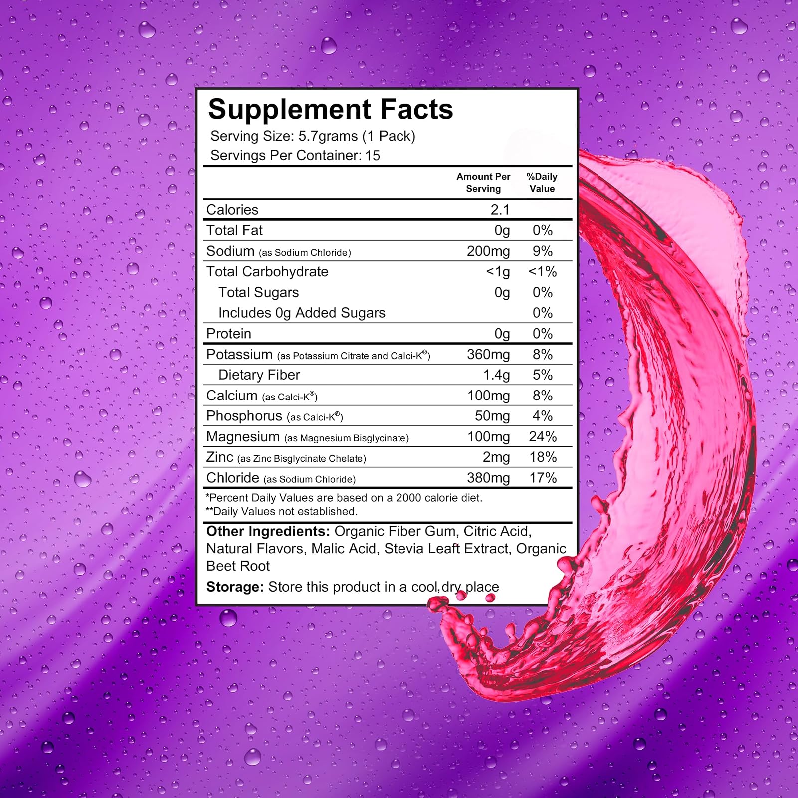 Hydrate48 electrolyte packets for hydration