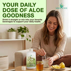 Hydrating aloe vera juice drink