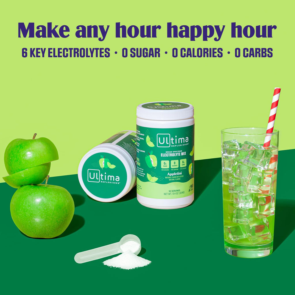 hydrating appletini electrolyte drink