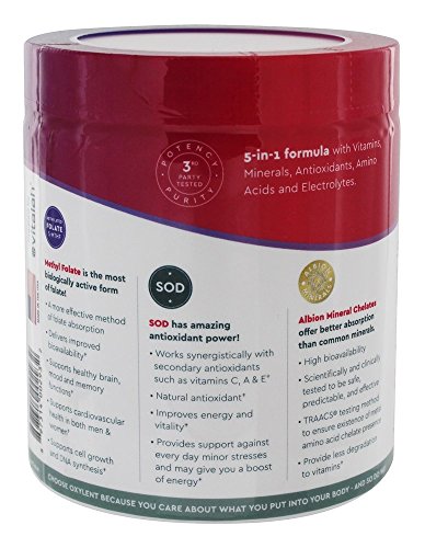 Hydrating blended vitamin drink mix
