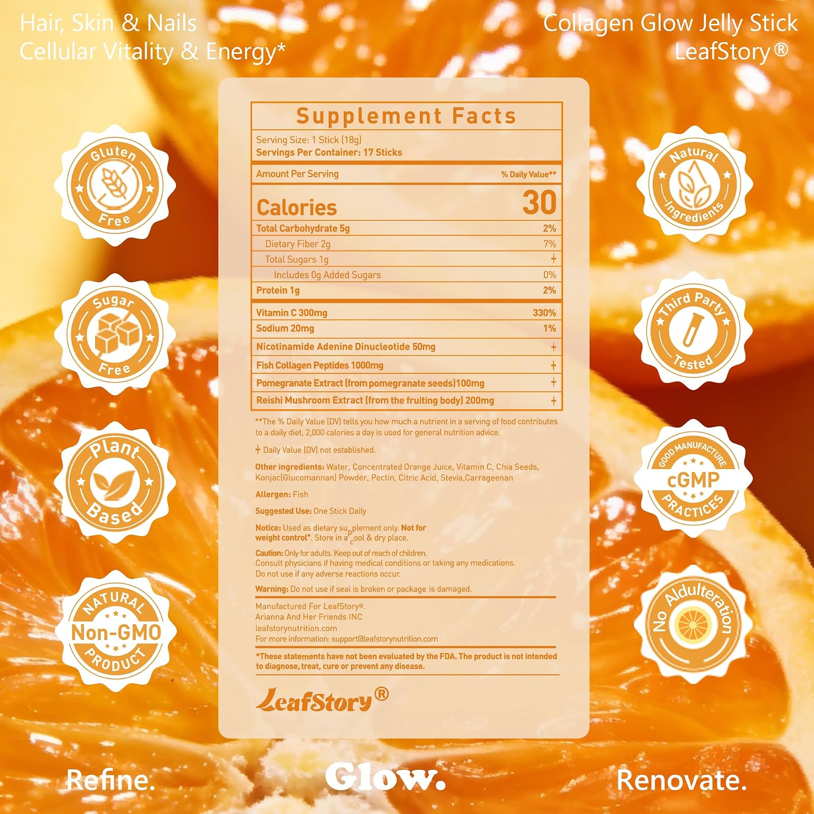 Hydrating collagen peptides for radiant skin