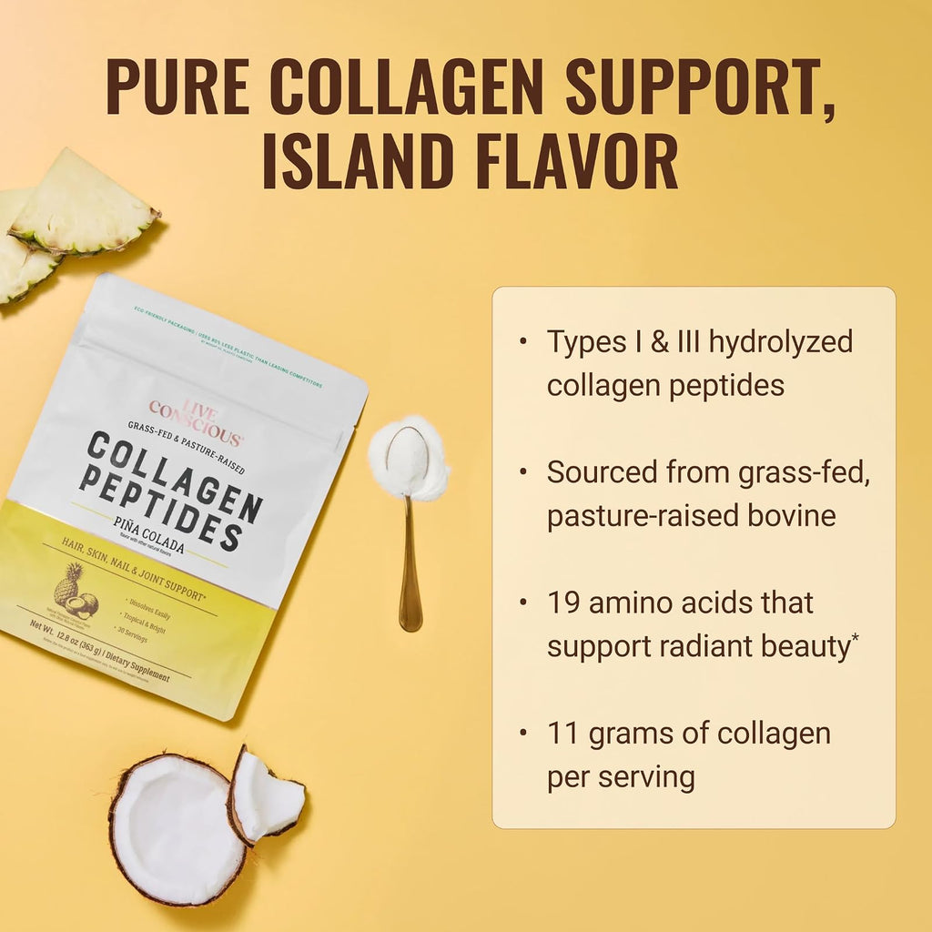 Hydrating collagen peptides for skin