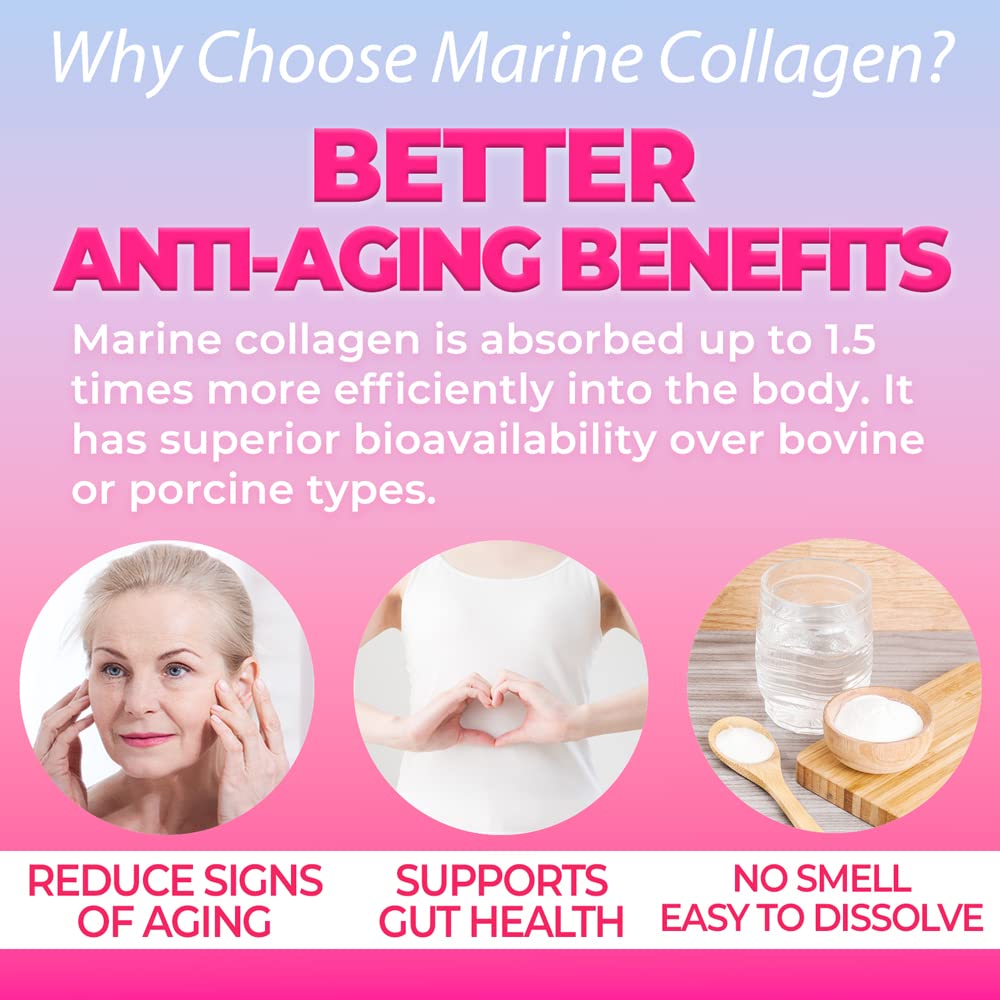 Hydrating collagen powder for beauty