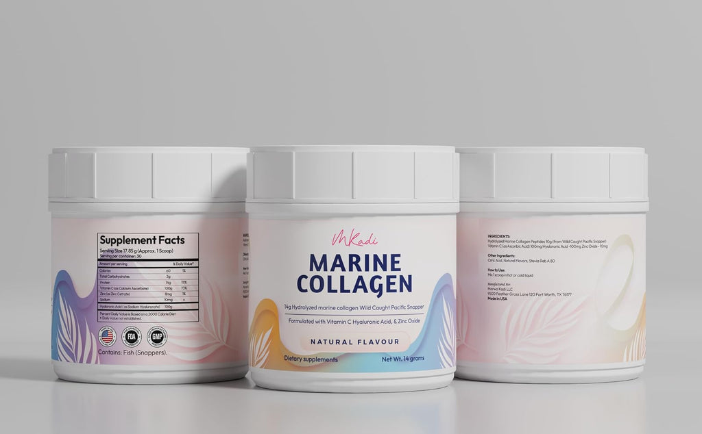 Hydrating collagen powder for hair
