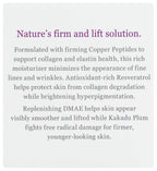 Hydrating DMAE moisturizer for elasticity
