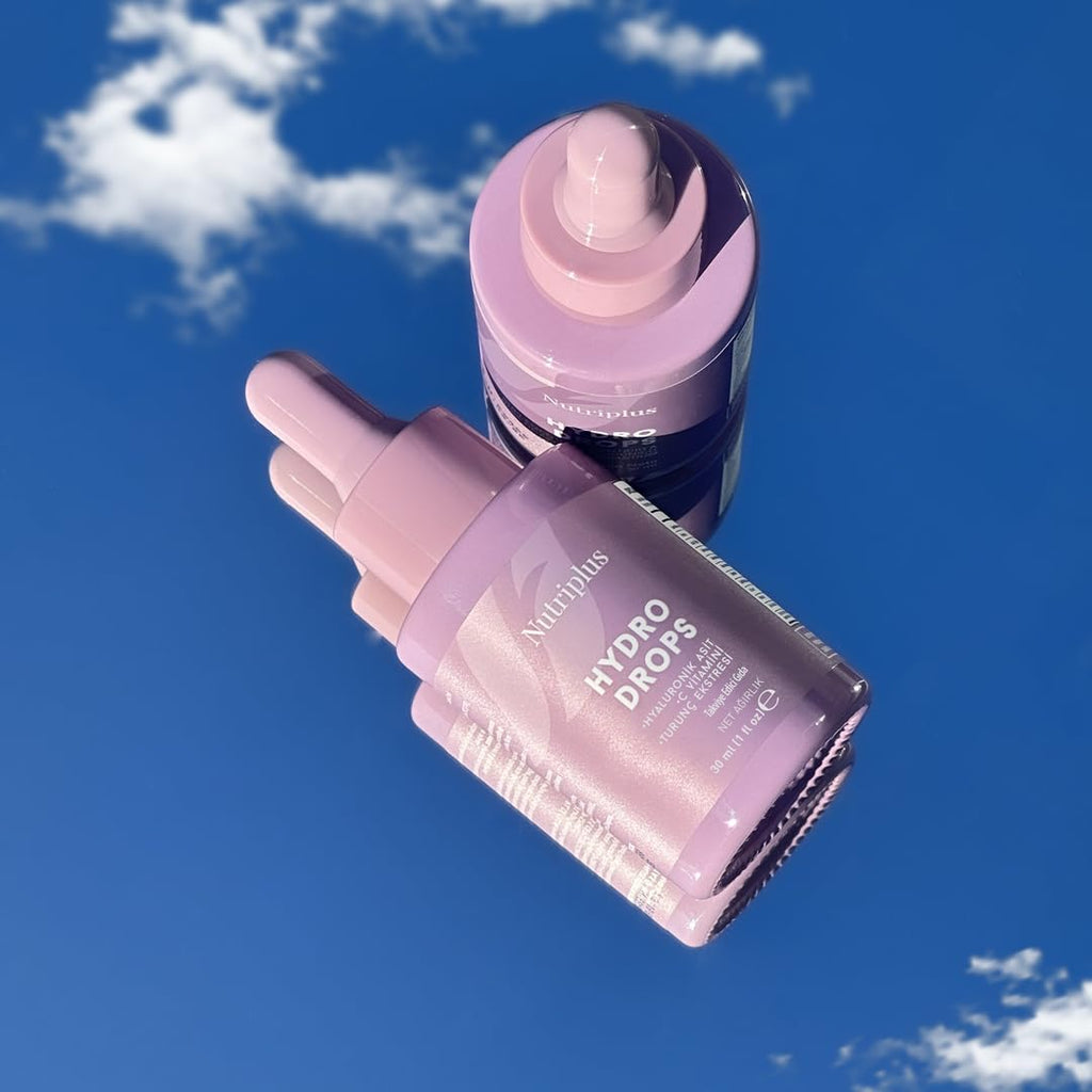 Hydrating drops with hyaluronic acid benefits