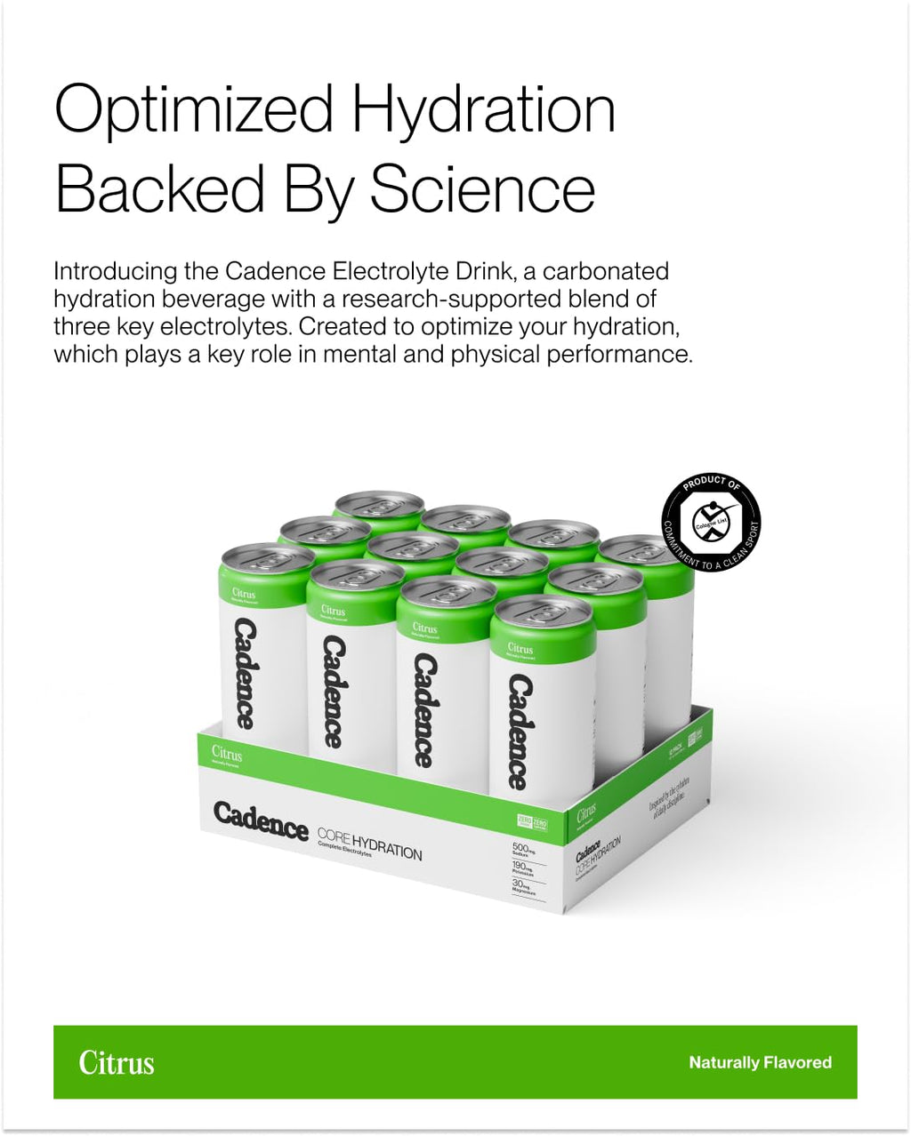 hydrating electrolyte drink for athletes