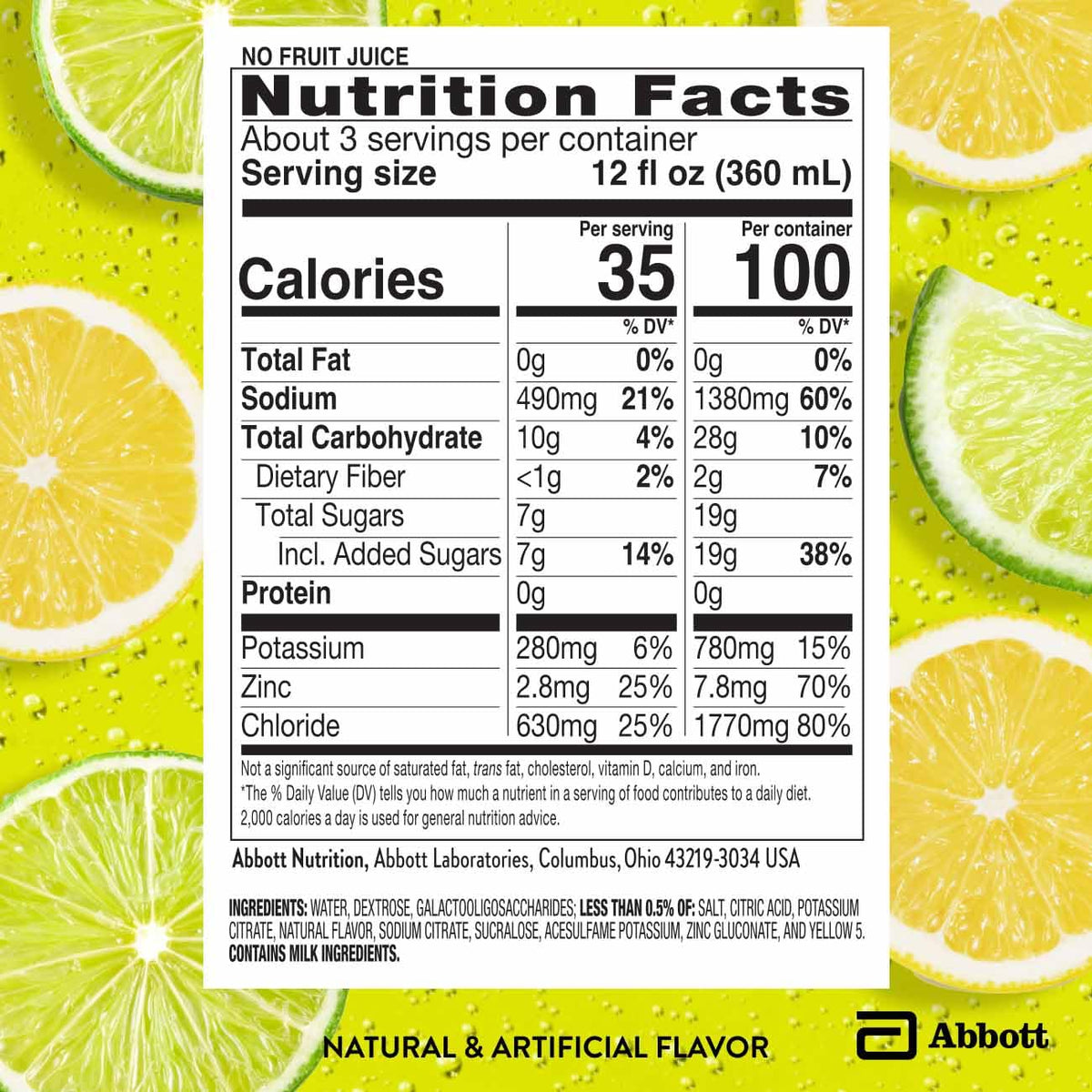 Hydrating electrolyte drink for kids