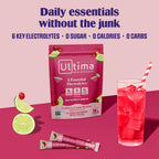 Hydrating electrolyte drink mix packets