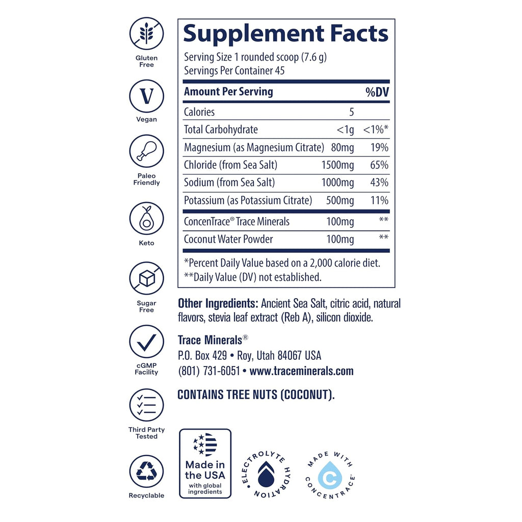 hydrating electrolyte drink mix
